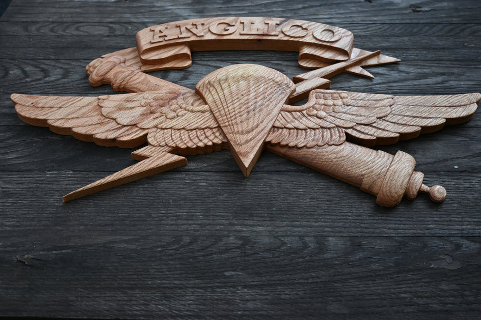 ANGLICO Cannon and Lightning Jack - 23" Wood Wall hanging plaque ...