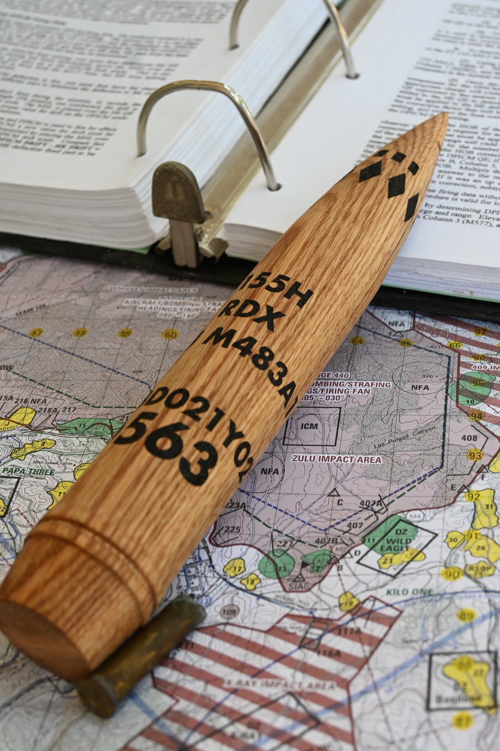 12" Scale M483A1 155MM Fuzed DPICM Artillery Round Projectile Projo Wo ...